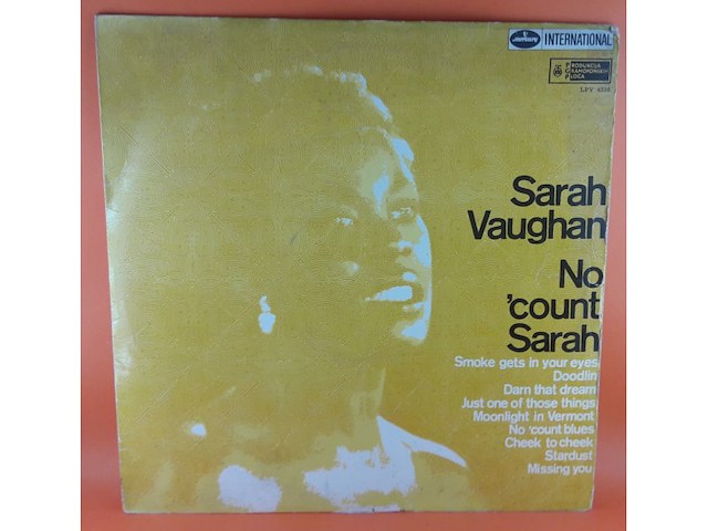 Sarah Vaughan ‎– No Count Sarah, LP