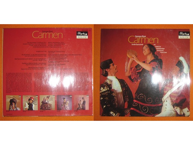 GEORGES BIZET ‎– Carmen (LP) Made in Germany