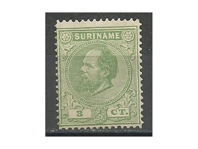 Surinam,Kralj Vilhelm III 3 c 1873.,čisto