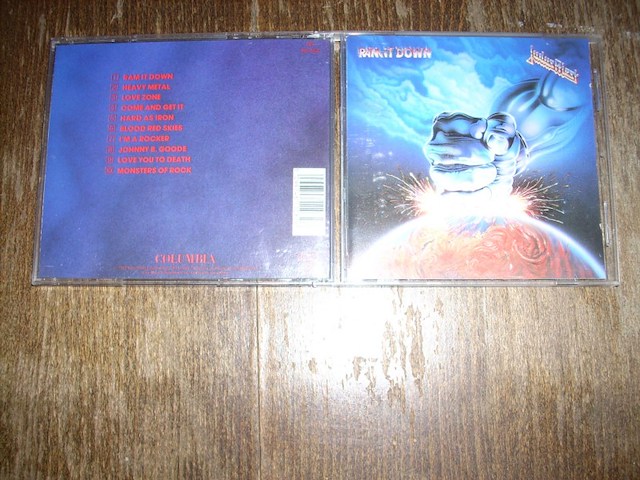 Judas Priest ‎– Ram It Down CD Columbia EU 1988.