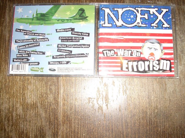 NOFX ‎– The War On Errorism CD Enhanced, Fat Wreck USA