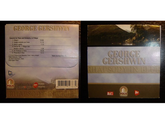 GEORGE GERSHWIN ‎– Rhapsody In Blue (CD)
