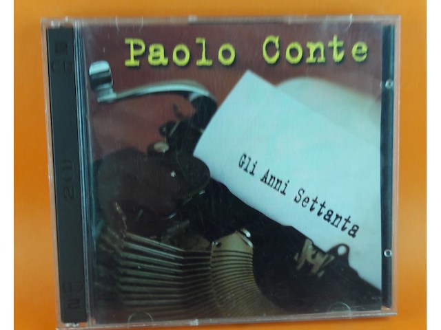 Paolo Conte ‎– Gli Anni Settanta, 2 x CD