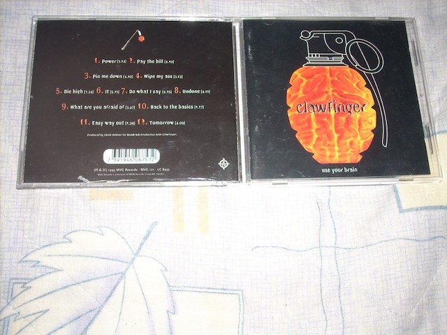 Clawfinger ‎– Use Your Brain CD MVG Sweden 1995.