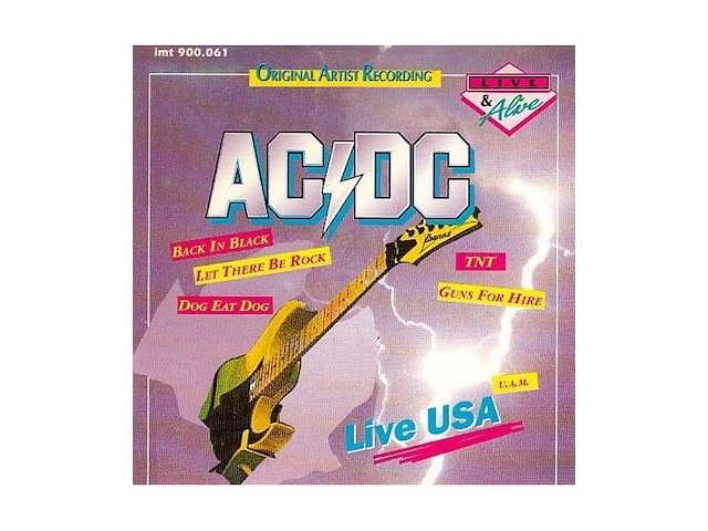 AC/DC ‎– Live USA (CD)