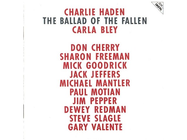 Charlie Haden / Carla Bley ‎– The Ballad Of The Fallen