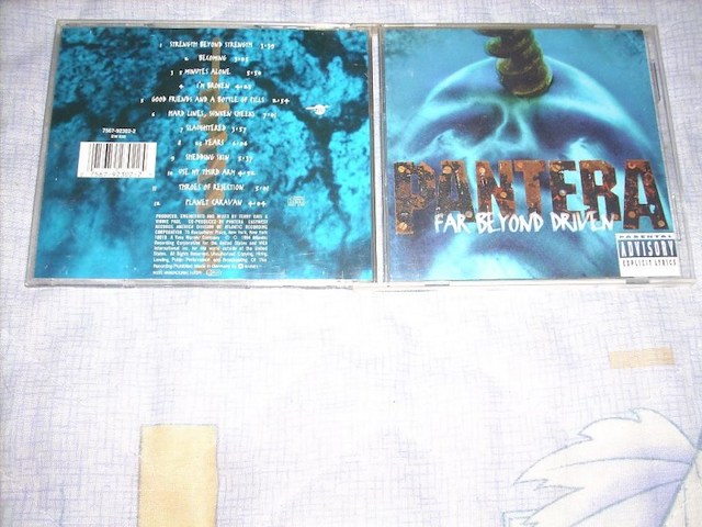 Pantera ‎– Far Beyond Driven CD EastWest Germany 1994.