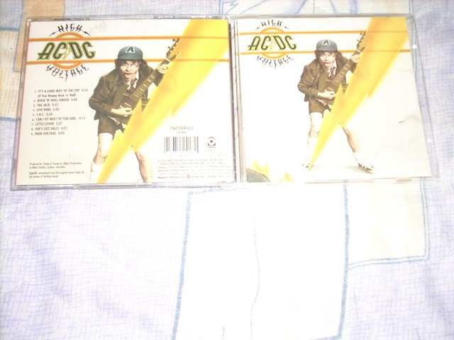 AC/DC ‎– High Voltage CD Atlantic Germany Jewelcase