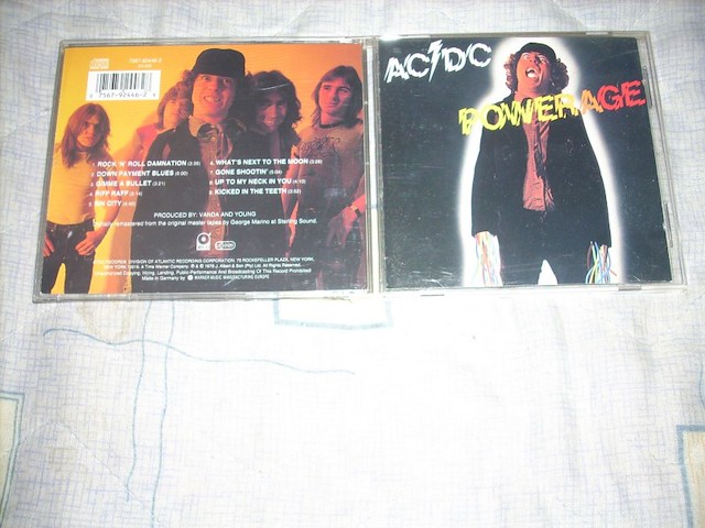 AC/DC ‎– Powerage CD Atlantic Germany