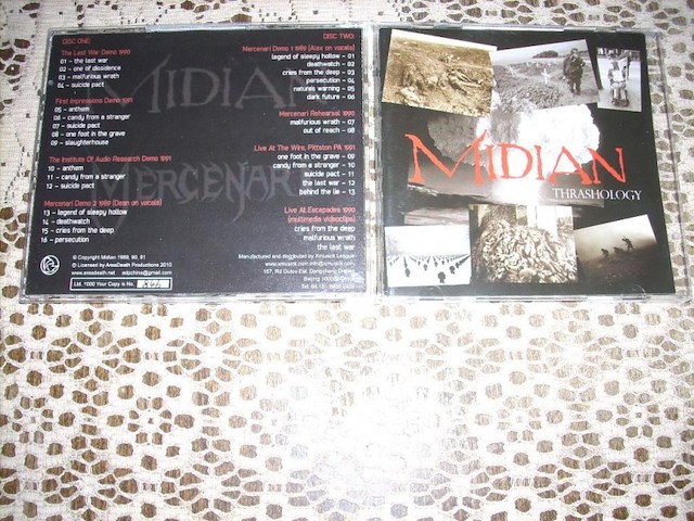 Midian / Mercenari ‎– Thrashology 2CD Limited