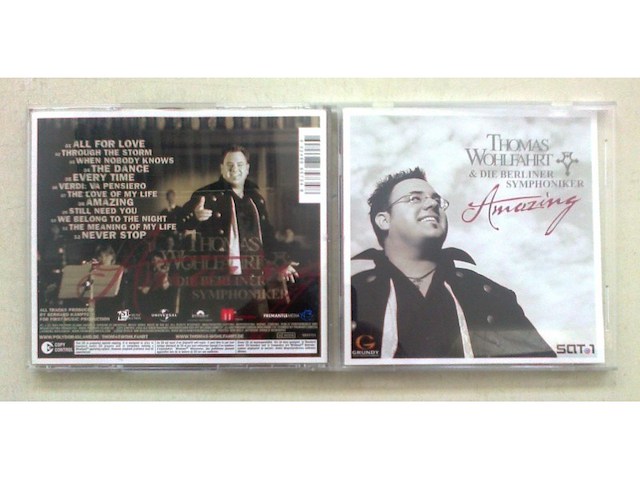 THOMAS WOHLFAHRT i BERLINER SYMPH. ‎– Amazing (CD)