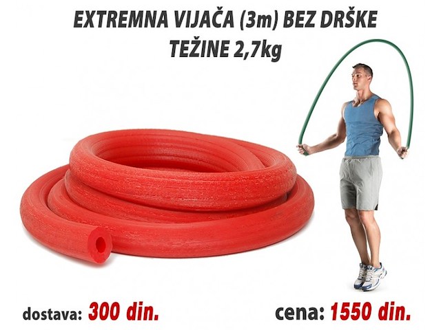 Extremna vijača bez drške (3m) težine 2,7kg