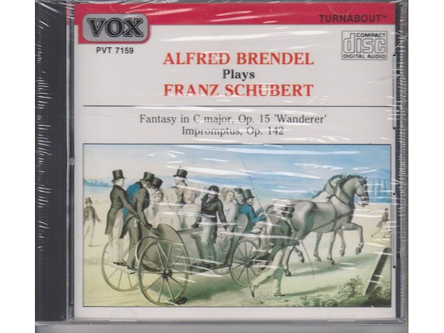 cd / ALFRED BRENDEL Plays FRANZ SCHUBERT - neraspakovan