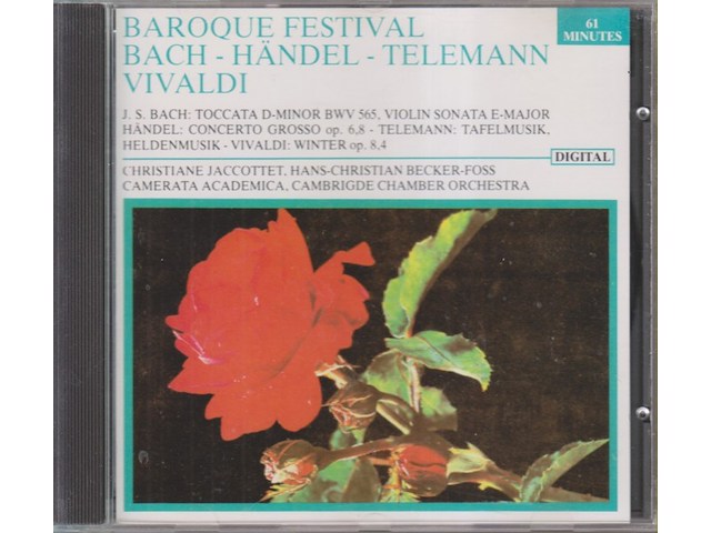 cd / BAROQUE FESTIVAL - BACH HANDEL TELEMANN VIVALDI