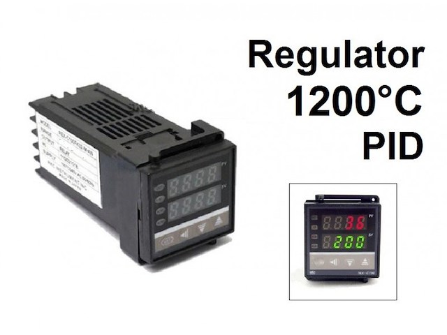 PID Termoregulator 1200°C - relej - 220V - Japan