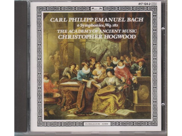 cd / CARL PHILIPP EMAUNEL BACH - Six Symphonies