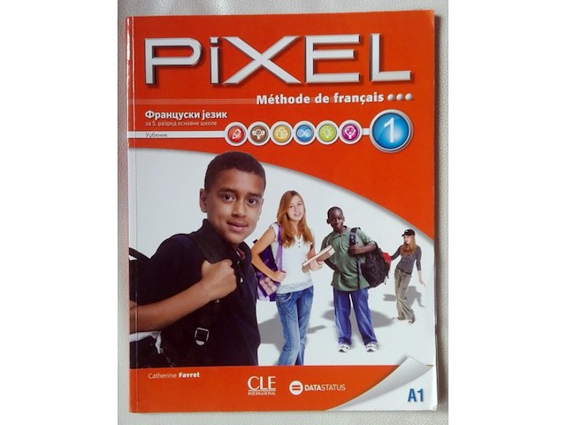 PIXEL 1, francuski jezik, udžbenik, 6. razred