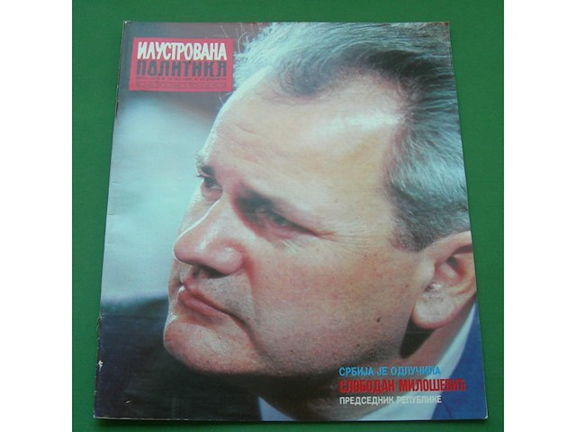 Ilustrovana Politika br.1676,1990.-Slobodan Milošević