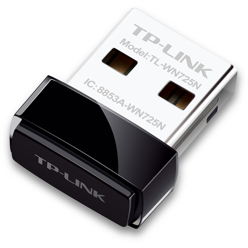 TP-Link TL-WN725N 150Mb/s wireless N Nano USB adapter, 2.4GHz 802.11 b/g/n, dimenzije 18.6x15x7.1mm, SoftAP HotSpot opcija, Easy setup utility