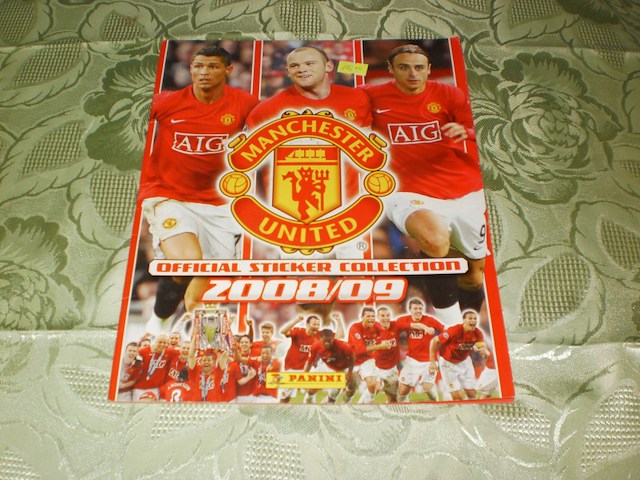 Manchester United 2008/09 - Panini - zalepljeno 12 slic