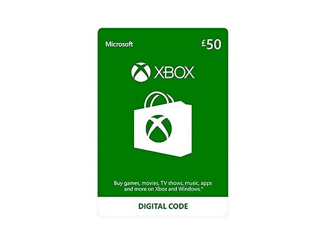 UK XBOX LIVE DOPUNA 50 GBP ONE/360