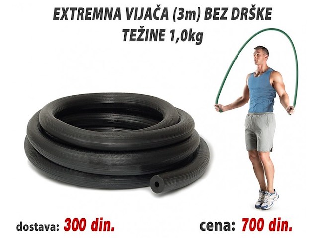 Extremna vijača bez drške (3m) težine 1kg