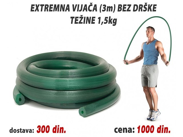 Extremna vijača bez drške (3m) težine 1,5kg