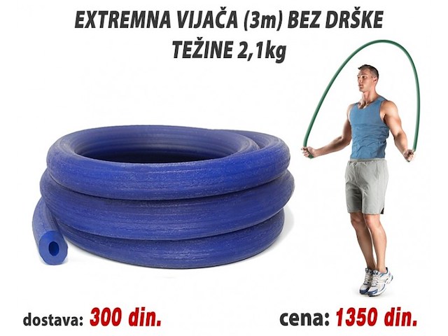 Extremna vijača bez drške (3m) težine 2,1kg