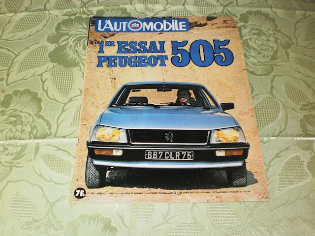 L`Automobile - casopis na francuskom iz 1979 godine