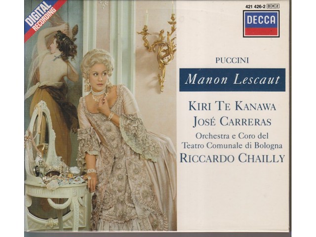 cd / PUCCINI - MANON LESCAU + 2 CD - perfektttttttttttt