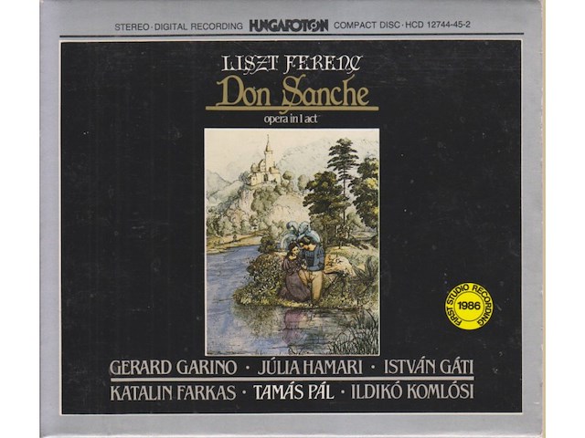 cd / Liszt Ferenc - DON SANCHE + 2 CD - perfekttttttttt