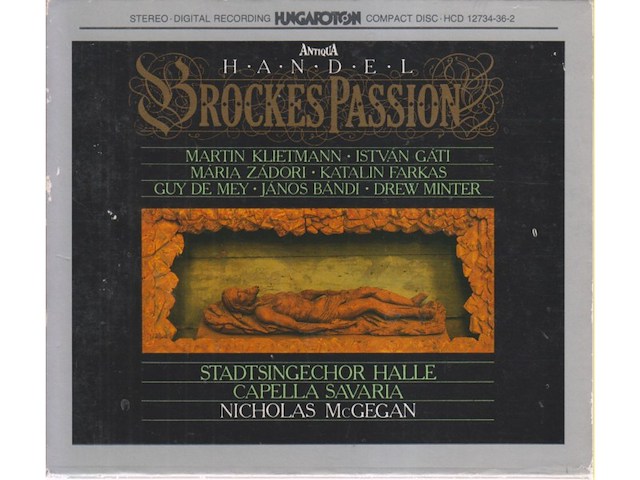 cd / HANDEL - BROCKES PASSION + 3 CD - perfekttttttttt