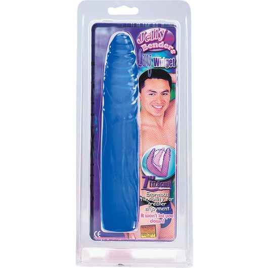 NMC jelly bender plavi silikonski dildo, NMC0000362