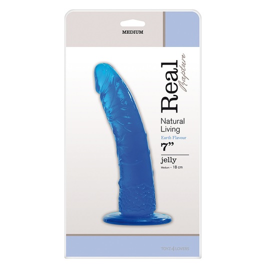 Toyz4Lovers plavi silikonski dildo sa postoljem, TOYZ4L0027