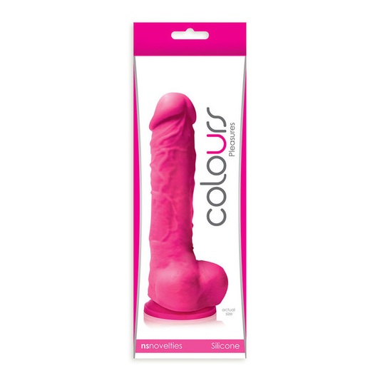 NS Novelties colours pleasures pink dildo, NSTOYS0076