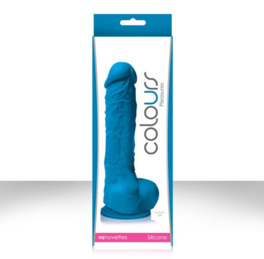 NS Novelties plavi dildo colour pleasures, NSTOYS0330