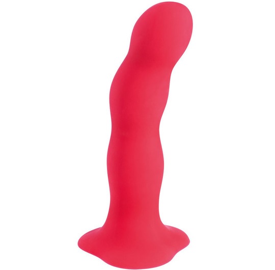 Fun Factory bouncer red silikonski dildo sa kuglicama unutra za pasivnu stimulaciju, FUN0027103