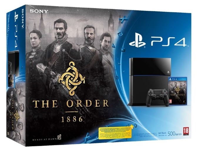 SONY konzola playstation 4 (500GB) + PS4 The Order 1886