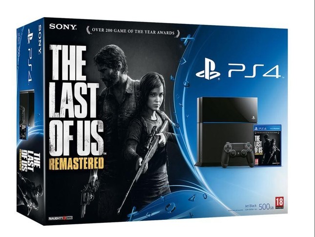 SONY konzola playstation 4 (500GB) + PS4 The Last Of Us Remastered