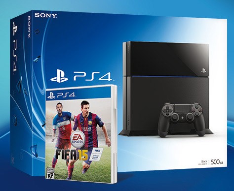 SONY konzola playstation 4 (500GB) + PS4 FIFA 15