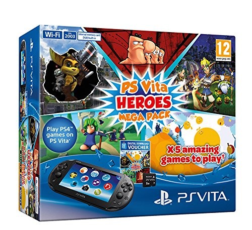 SONY konzola playstation vita WiFi + Heroes Mega Pack