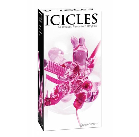 Pipedream icicles no 34 staklene gaćice masažer sa više vibracija, PIPE293400