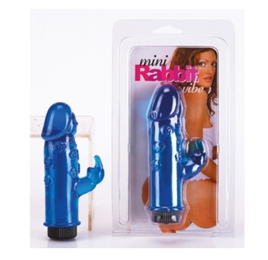 MINI RABBIT plavi vibrator, 7553