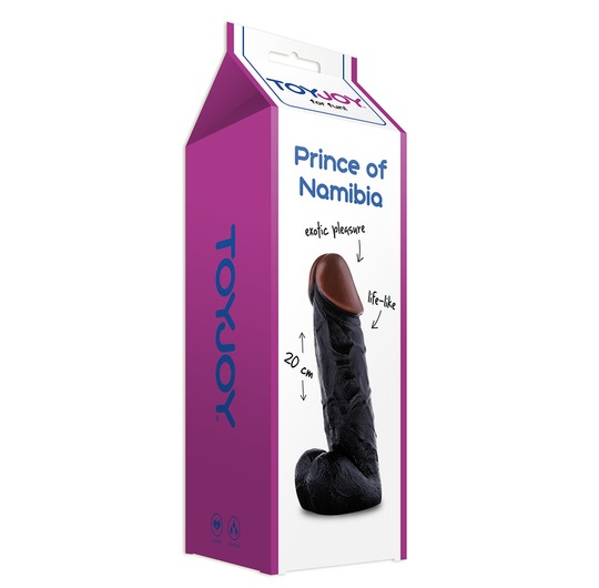 Toy Joy princ namibije veći crni dildo, TOYJOY0335