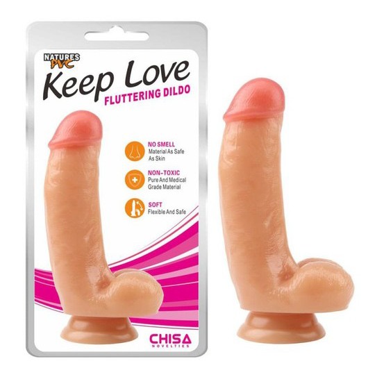 Chisa Novelties fluttering penis dildo sa testisima, CHISA00144