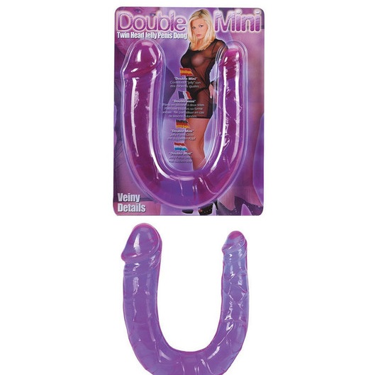 Seven Creations double mini lila dildo za dvostruku stimulaciju, SEVCR00301