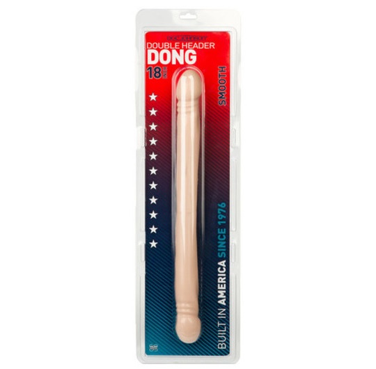 Doc Johnson double dong dupli realistični silikonski dildo, DOCJ000052