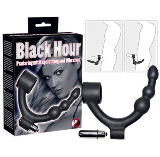 You2Toys black hour presten za penis sa kuglicama, YOU2T00102