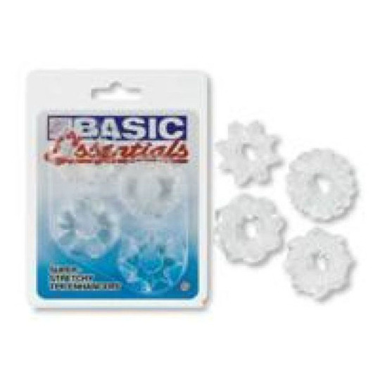California Exotic basic essential silikonski prstenovi za penis, CALEX00507