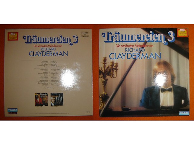 RICHARD CLAYDERMAN - Träumereien 3 (LP) Made in Germany